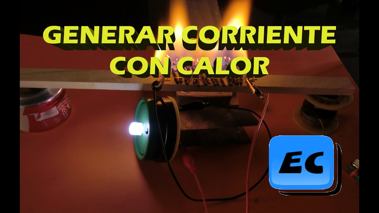 Como generar electricidad con calor Efecto Seebeck - YouTube