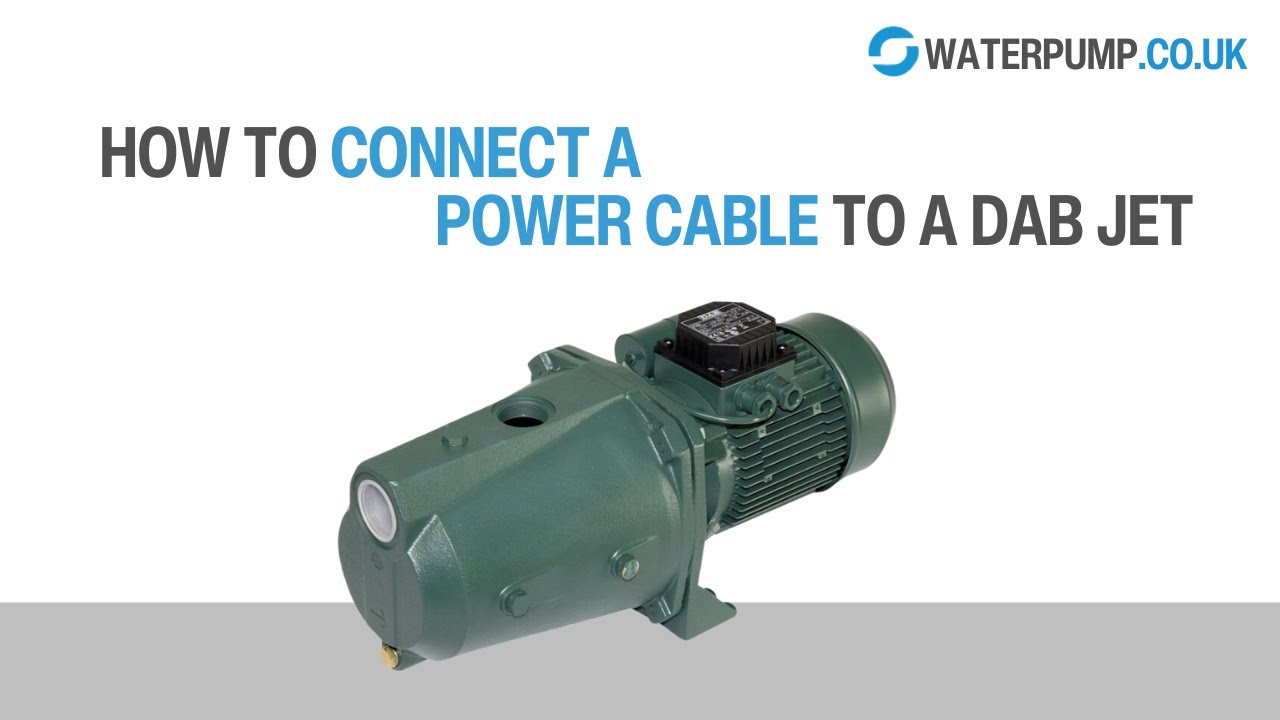 How to: Connecting a power cable to a DAB Jet 151 M, 251 M, 200 M or ...