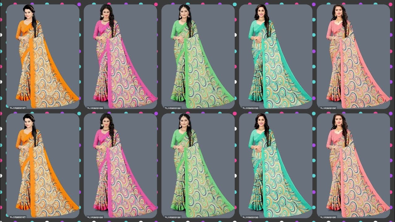 🌿🥀न्यू कलेक्शन साड़ी फैशनेबल🌾🌺 || zarang saree saree style || 💸Cash ...