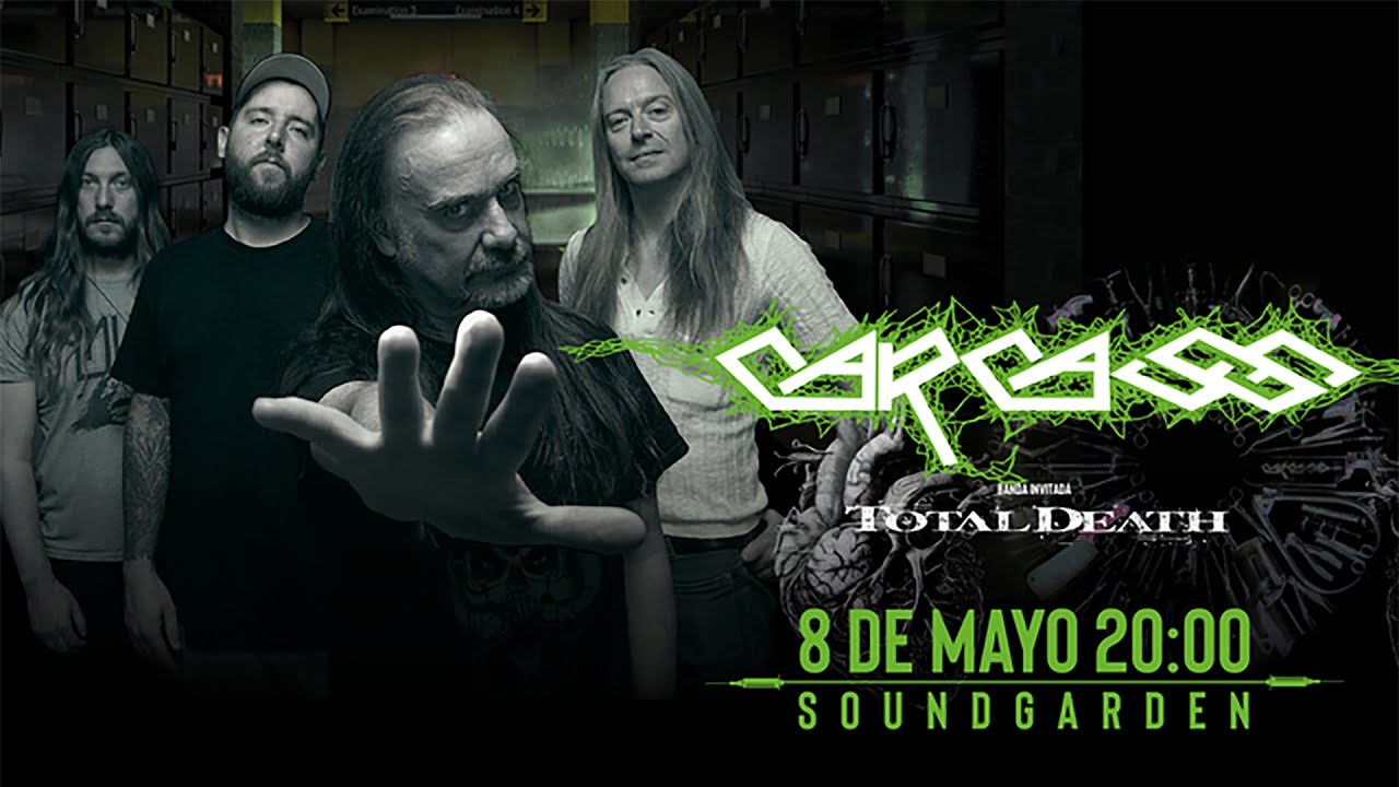 CARCASS - QUITO, SOUNDGARDEN [8 mayo 2024] - YouTube