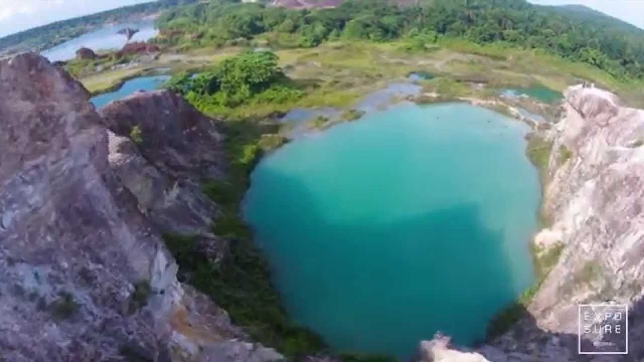 Cinematic Aerial View hidden gem frog hill Tasek Gelugor, Guar Petai ...