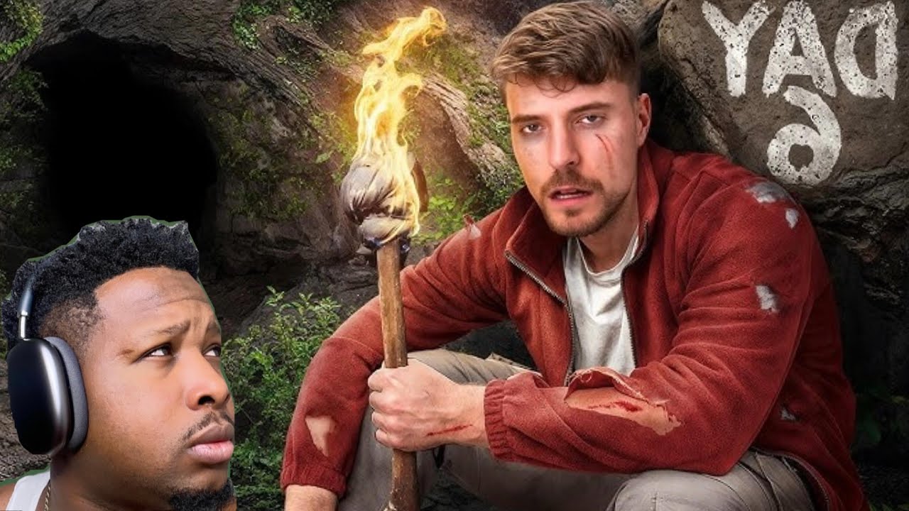 Mr Beast 7 Days in a Cave [REACTION] - YouTube