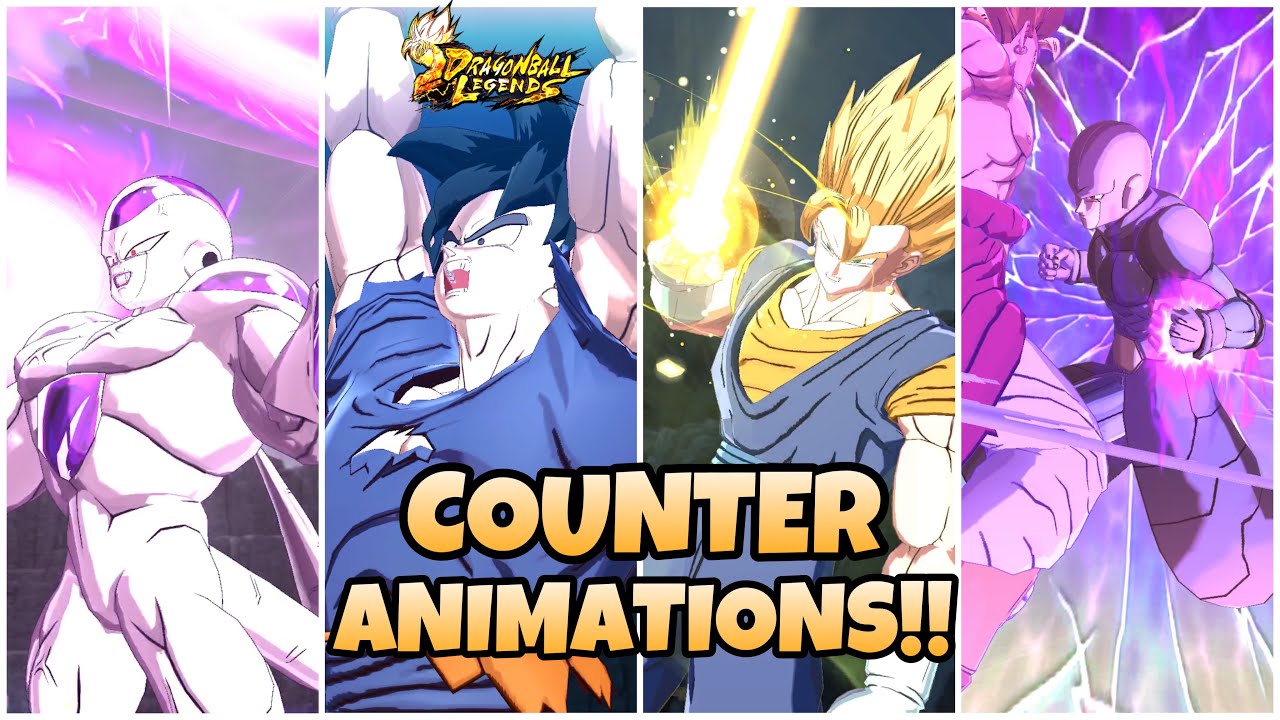 🔥BEST COUNTER ATTACK ANIMATIONS IN DRAGON BALL LEGENDS PART 1!!!!🔥 ...