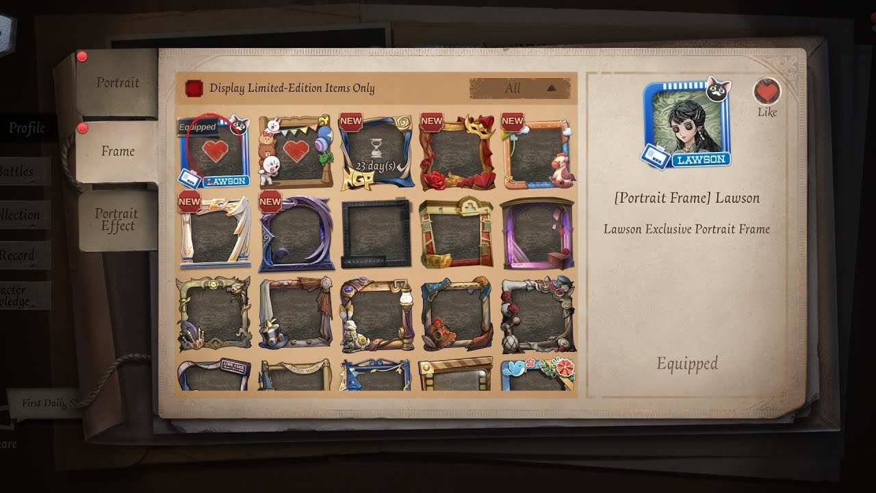 Identity V | Code Free Frame Lawson 2023 - YouTube