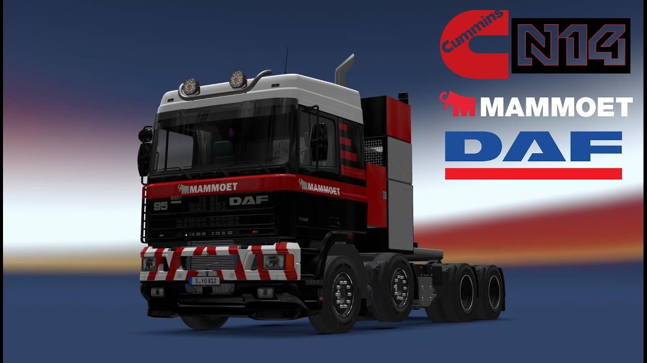 Mammoet DAF 95 8x4 - YouTube