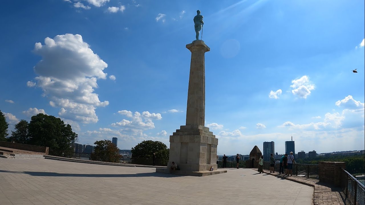 Walking Tour of Belgrade Fortress | Kalemegdan Park | August 2022 | 4k ...