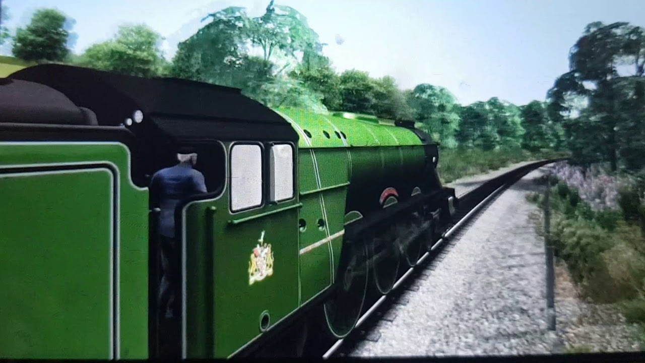 Flying scotsman and southern pacific crash! - YouTube