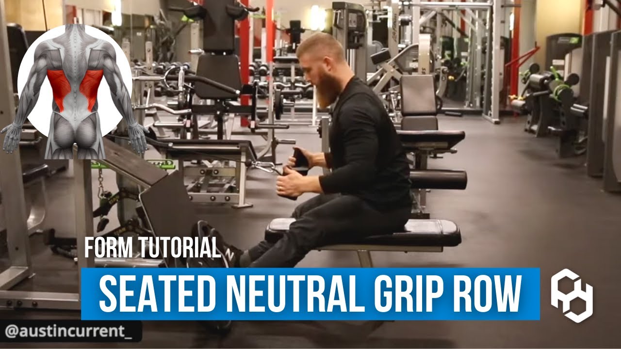 Seated Horizontal Cable Row for Lats | Setup, Technique, & Common ...