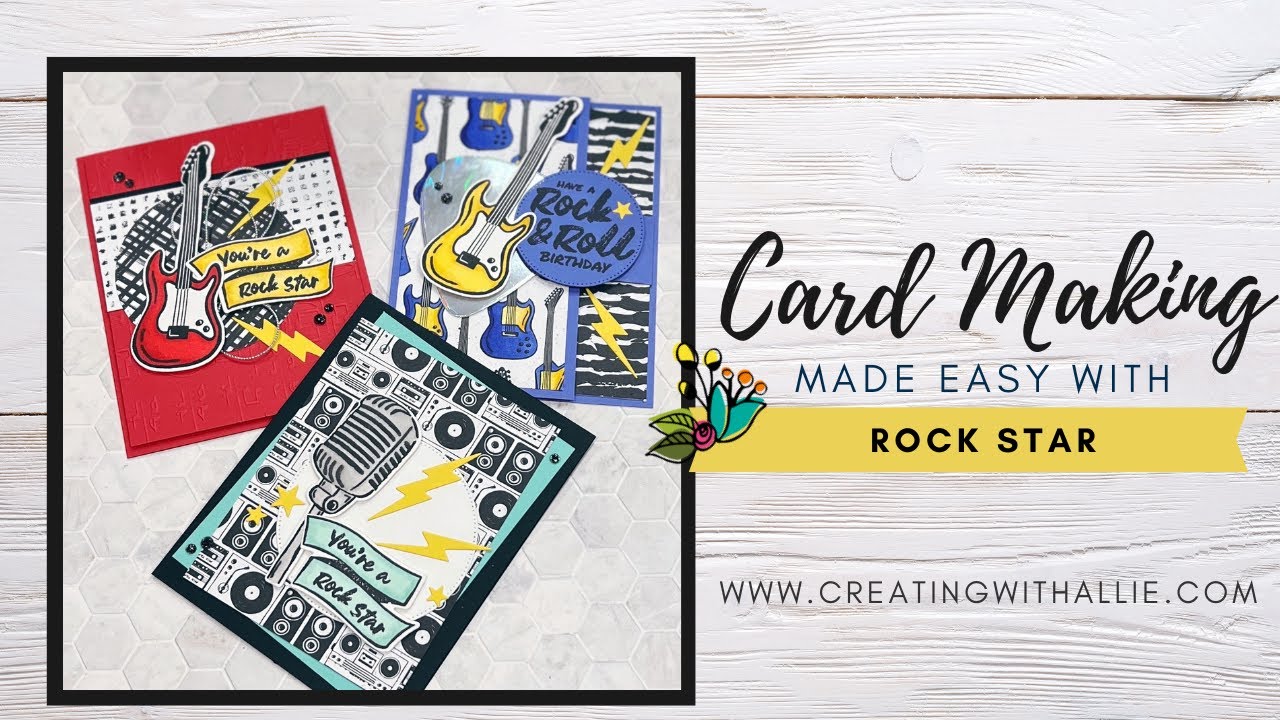 NEW Card Class perfect for your teenagers featuring the Rock Star ...