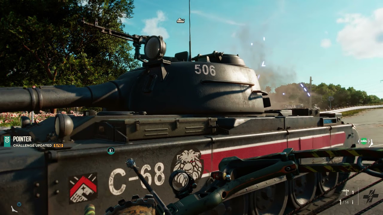 Far Cry 6 - QnAon Main Battle Tank Take Down - YouTube