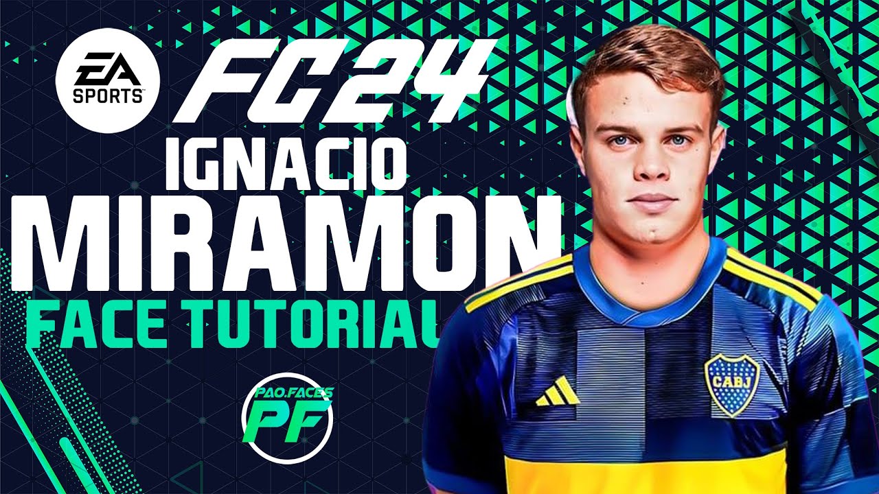 EA FC 24 IGNACIO MIRAMON FACE + STATS - Pro Clubs Face Creation ...