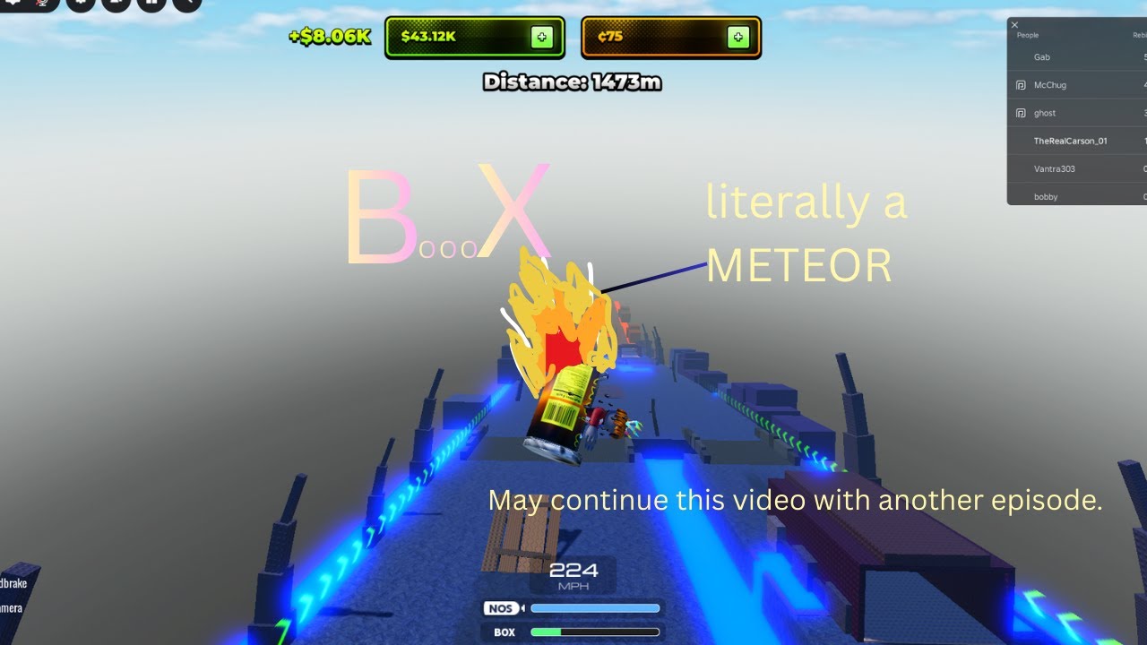 I Became A METEOR In New Game "box" - YouTube