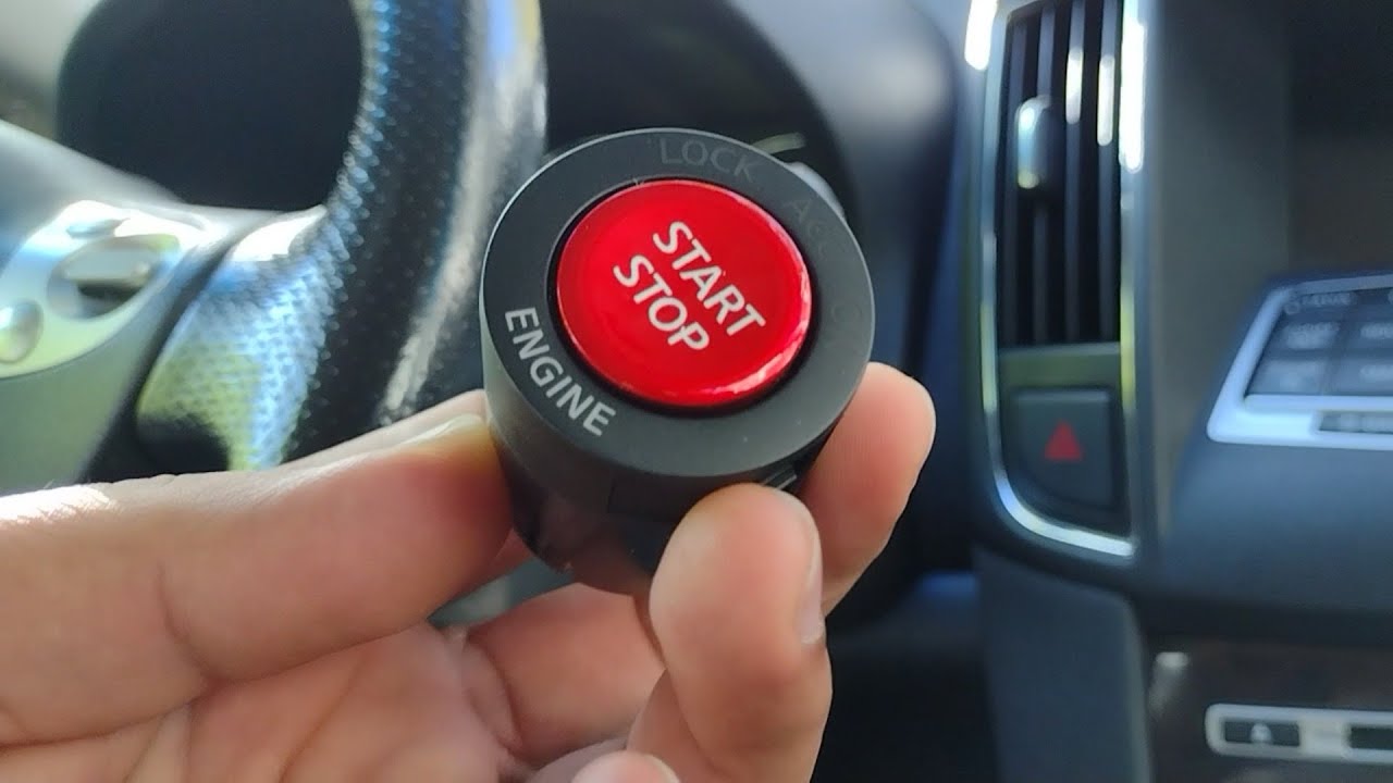Nissan GT-R Ignition Start Button Install In 7th Gen Maxima - YouTube