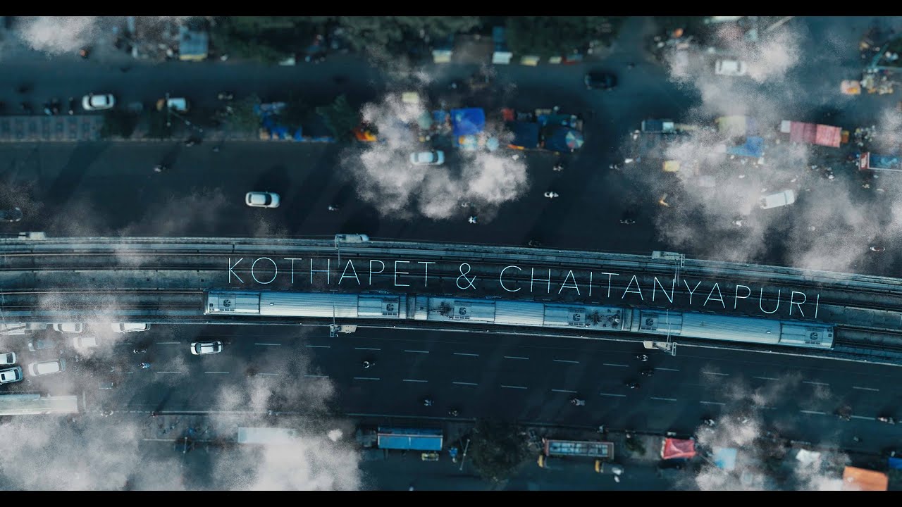 Hyderabad | KOTHAPET & CHAITANYAPURI | Drone Footage | Sahachari ...