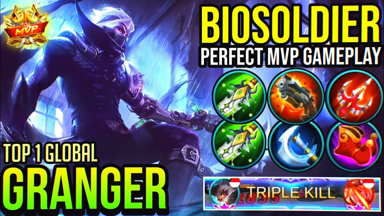 BIOSOLDIER GRANGER PERFECT GAMEPLAY, GRANGER BEST BUILD 2020 | Top 1 ...