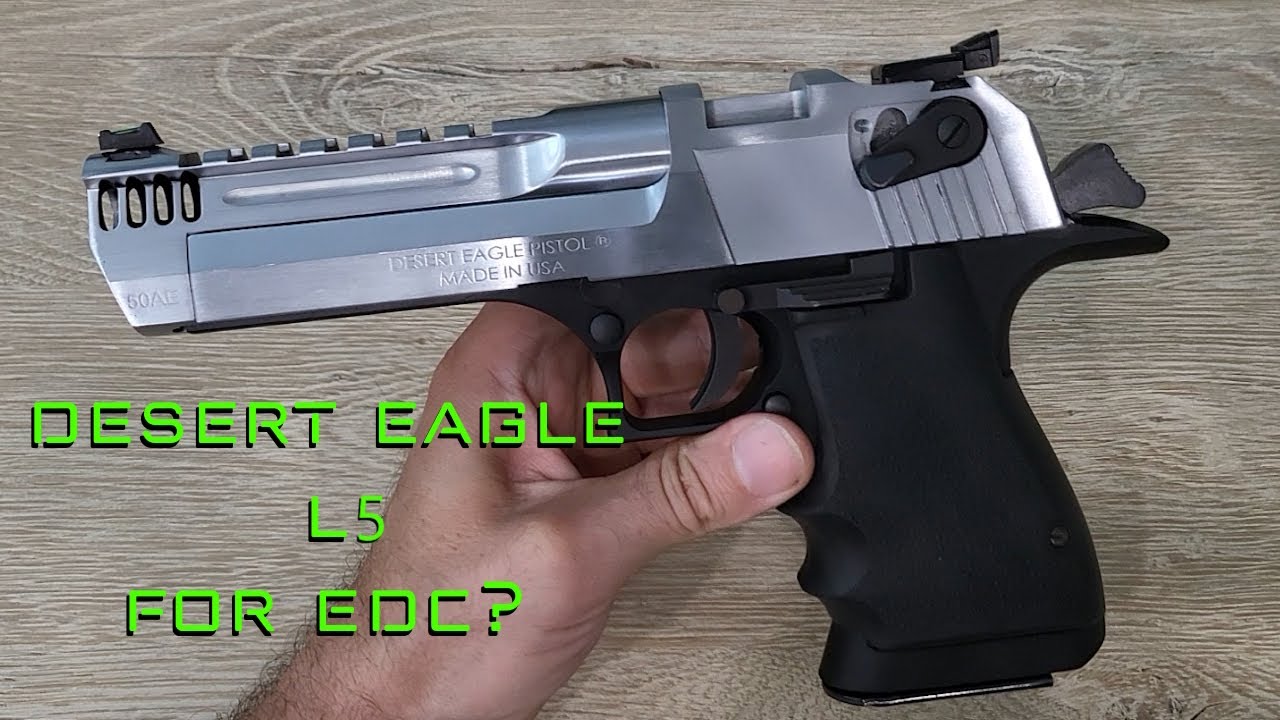 Desert Eagle L5 50AE, Can it be carried? - YouTube