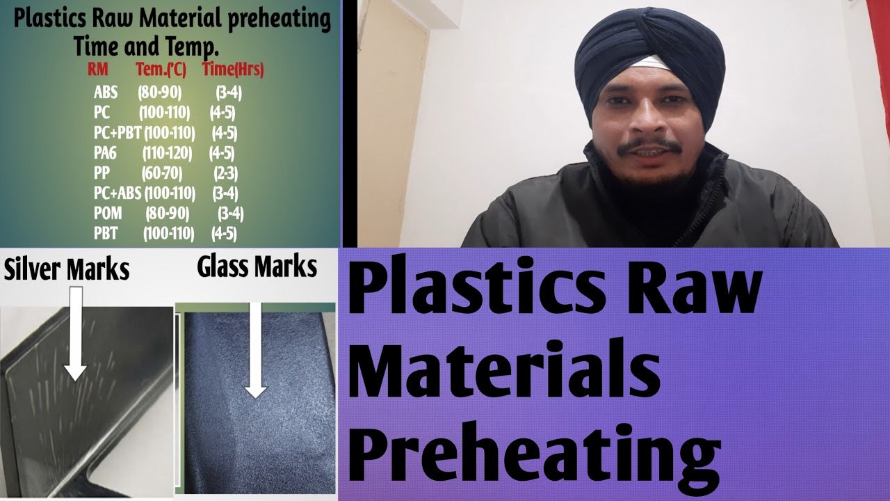 Plastics Raw Material Preheating in injection moulding||preheating ...