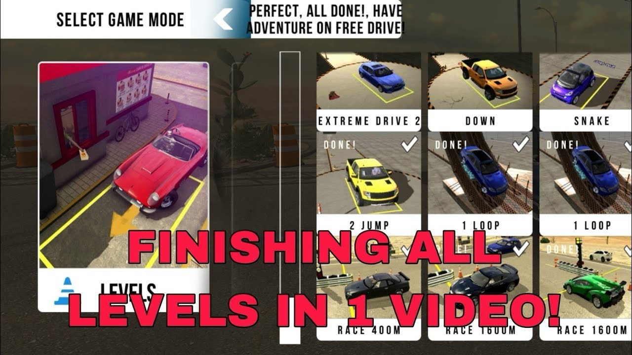 Car Parking Multiplayer | Completing All Levels | Most Watch - YouTube