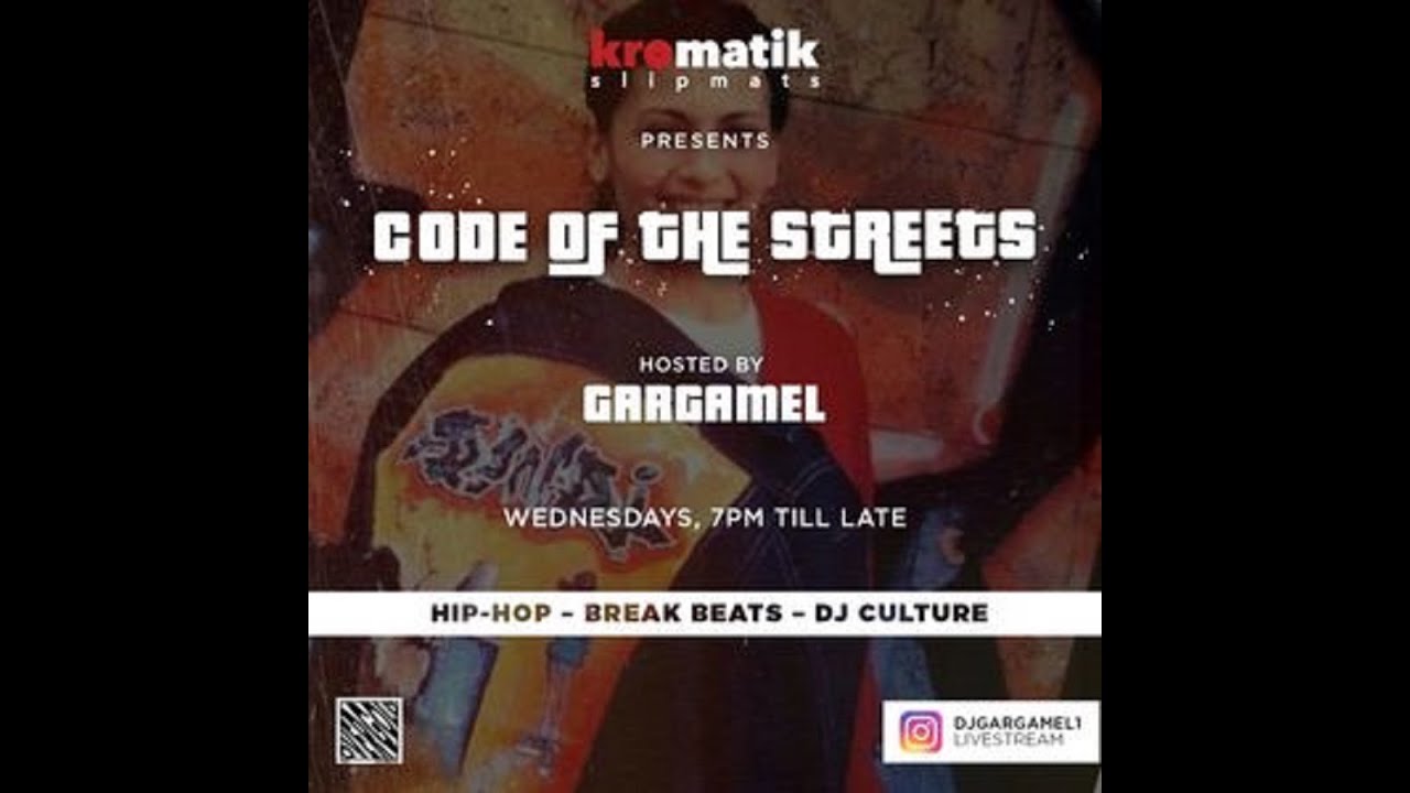DJ GARGAMEL CODE OF THE STREETS LIVESTREAM 12-22-2021 HIP HOP/ BREAK ...