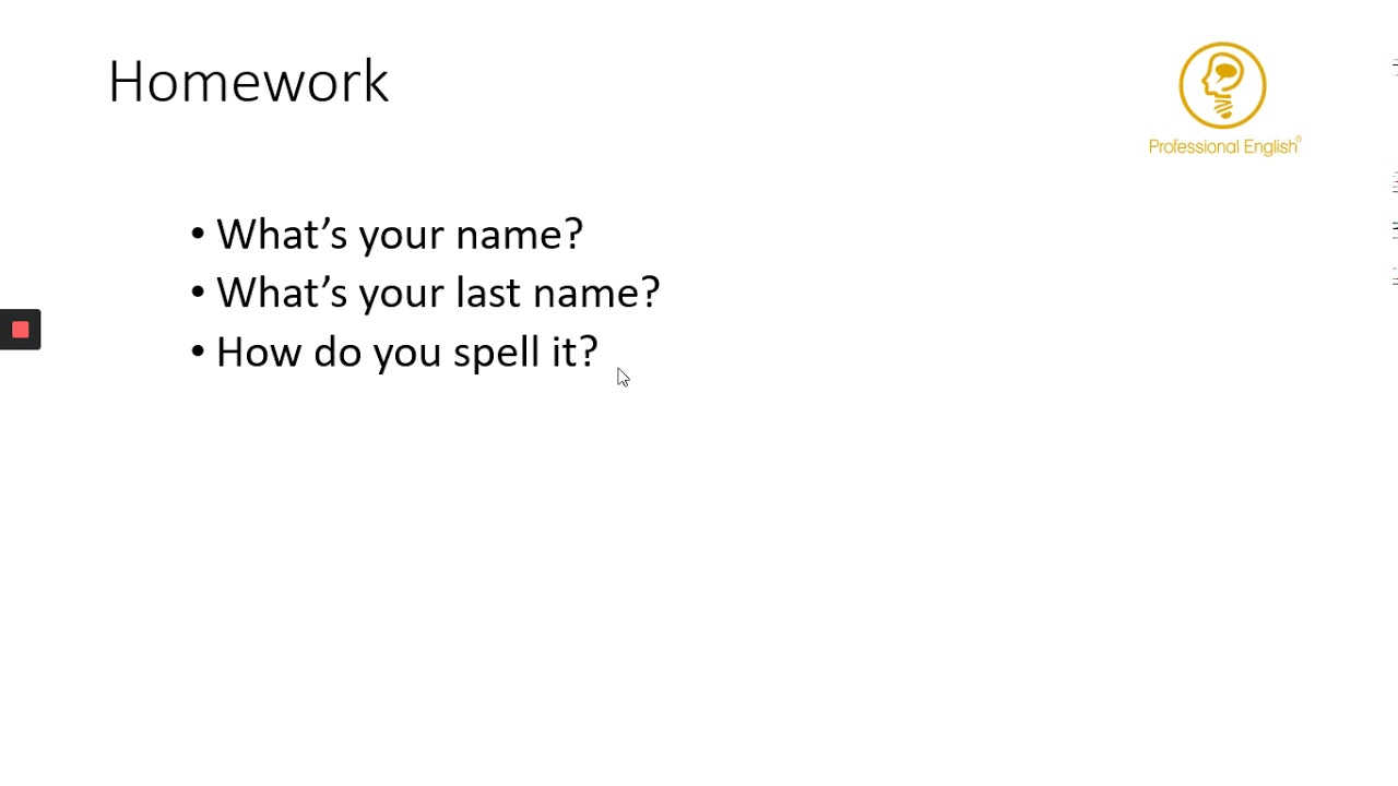 Basic Personal Information Questions Practice - YouTube