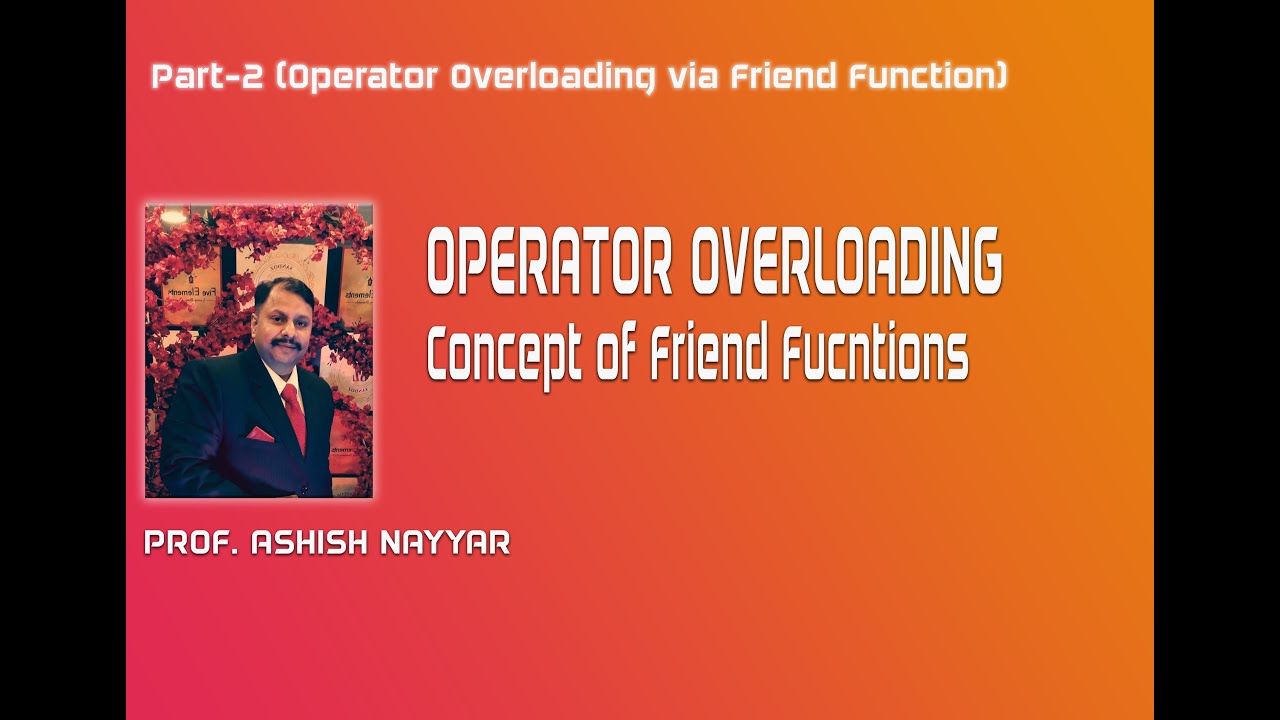 Lecture 7 Operator Overloading Part 2 Youtube 6014