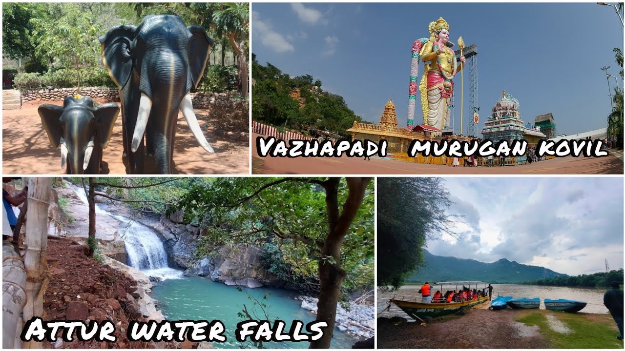 || VAZHAPADI MURUGAN KOVIL || ATTUR MUTTAL FALLS || ONE DAY TRIP IN ...
