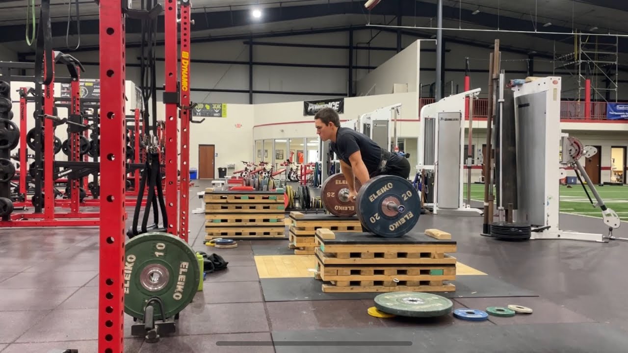160kg Clean Off Mid Blocks - YouTube