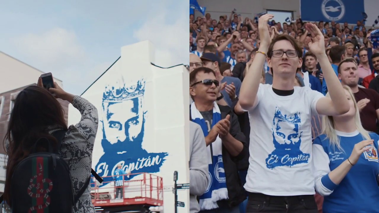 Bruno Wall Mural | Sky Sports Ident - YouTube