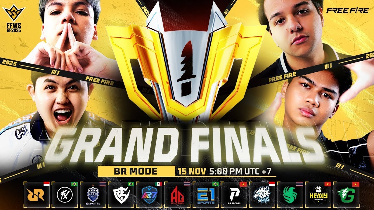 🔴 [HI] BR Mode Grand Finals | FFWS Global Finals 2025 – Jakarta HINDI ...