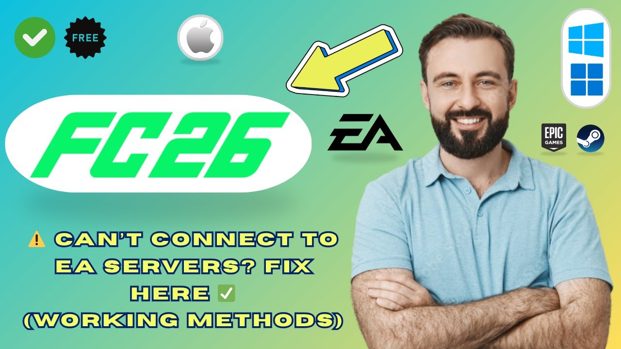 How to Fix “Unable to Connect to EA Servers” in EA FC 26 (2025 Guide) - YouTube