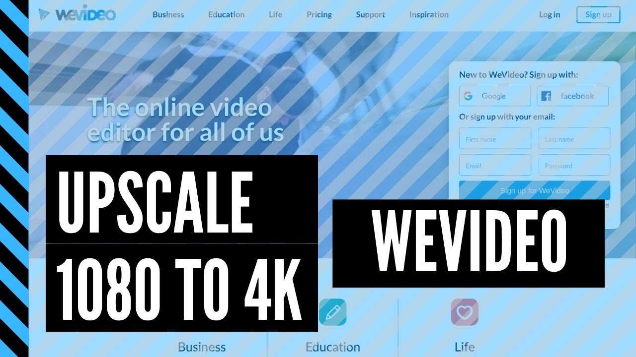 Wevideo exporting to 4K from just 1080 footage - YouTube
