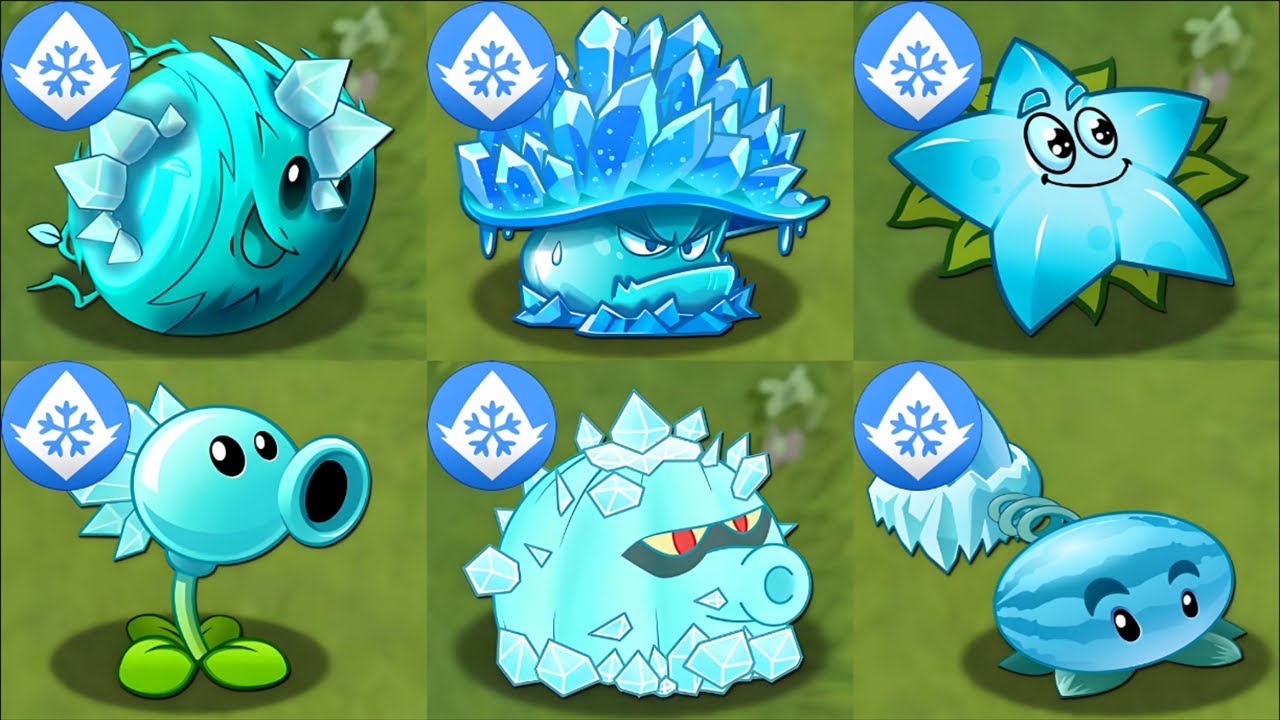 PvZ 2 Final Boss - All ICE Plants Power-Up vs PvZ 2 All Final Bosses ...