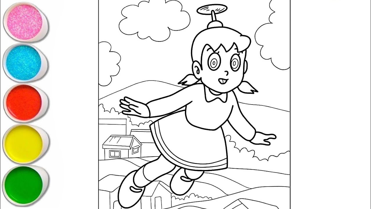 Shizuka Drawing, Coloring and Painting for Kids and Toddlers | Let's ...