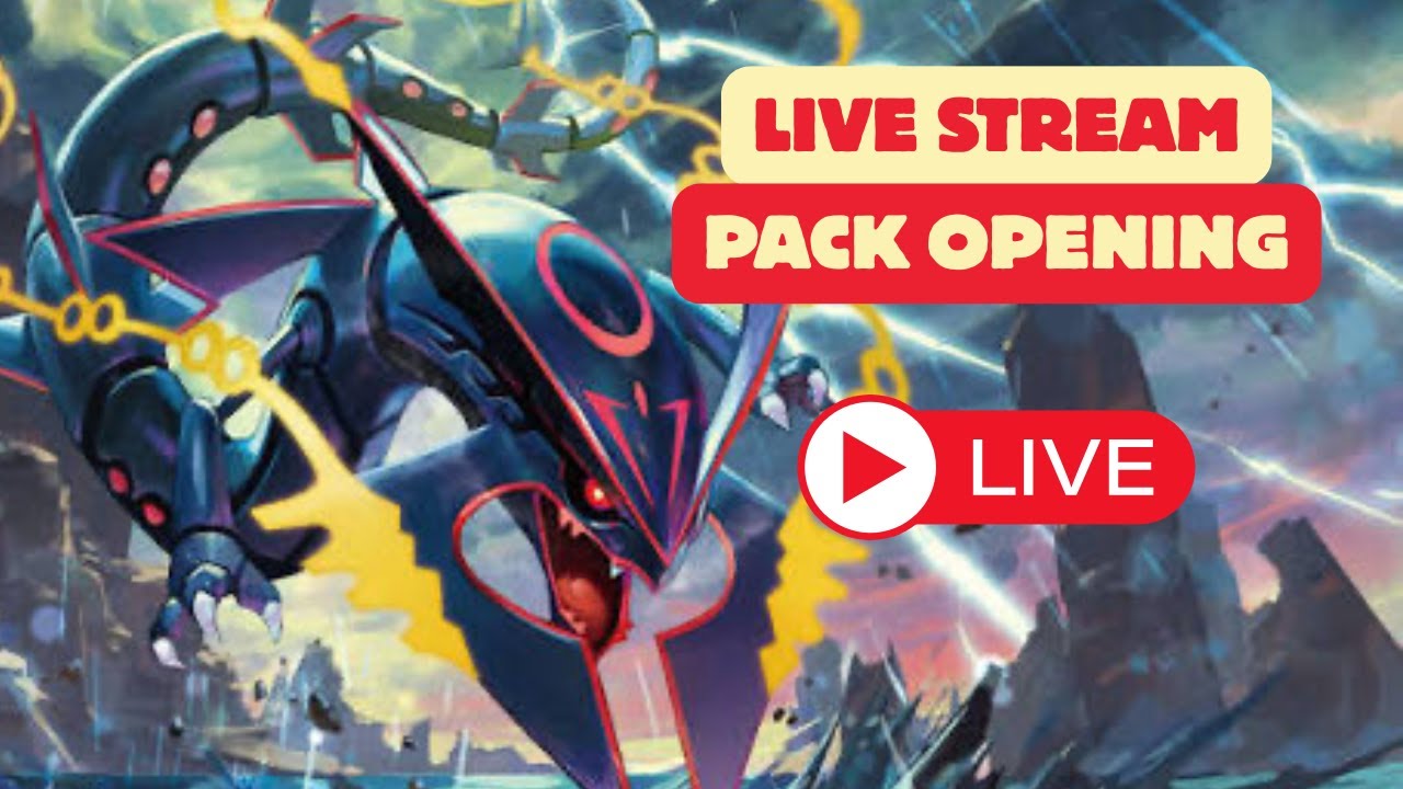 Pokemon Pack Opening LIVESTREAM! - YouTube