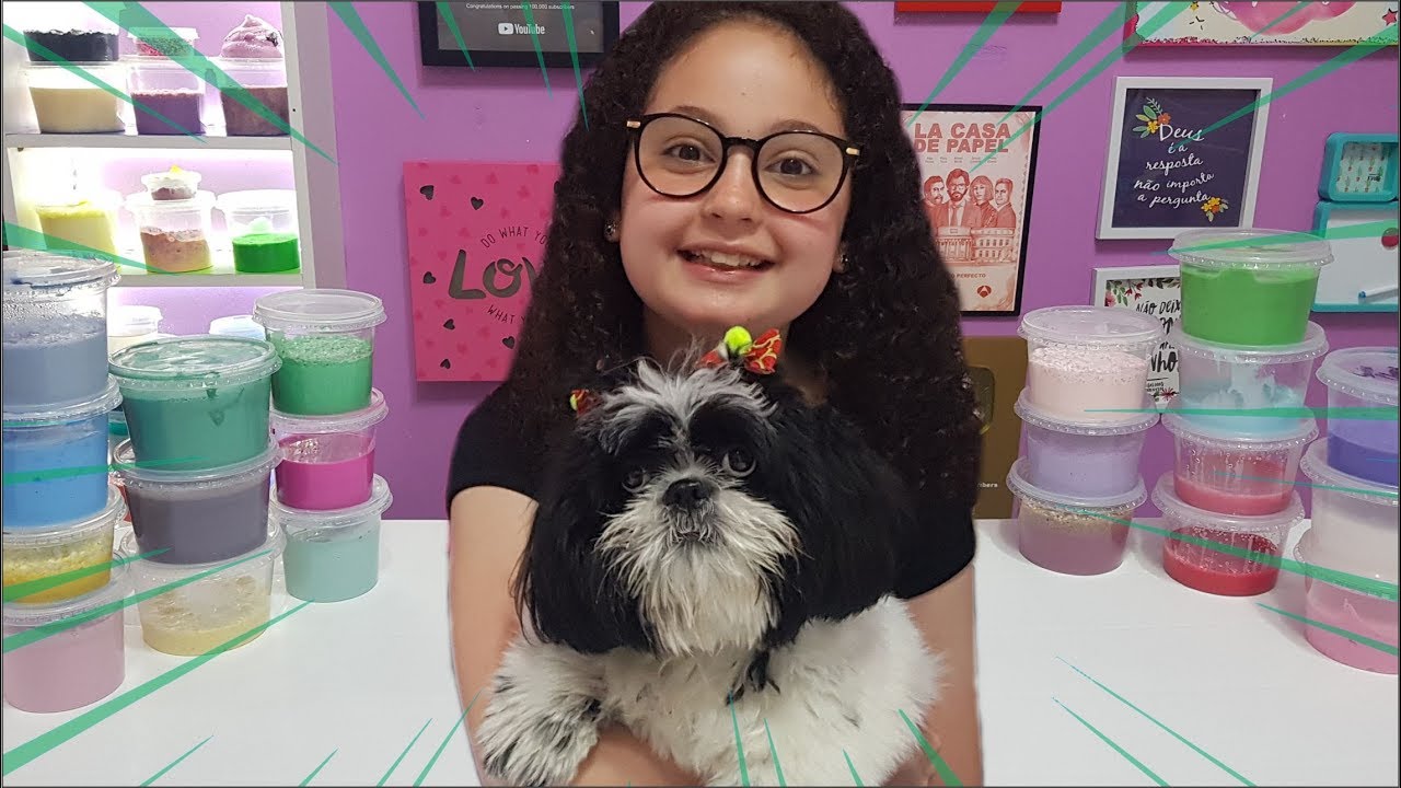 MAGGIE DECIDIU QUAL SLIME MISTURAR (MIX SLIME) - YouTube