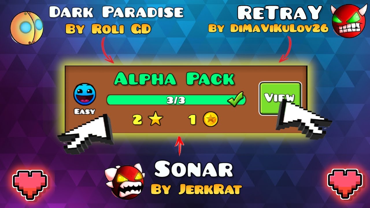 Alpha Pack ( Geometry Dash ) - YouTube