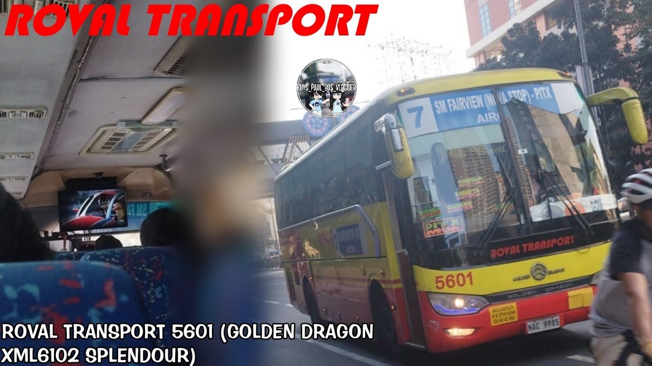 ONBOARD!! Bus Ride Roval Transport 5601 (Golden Dragon XML6102 ...