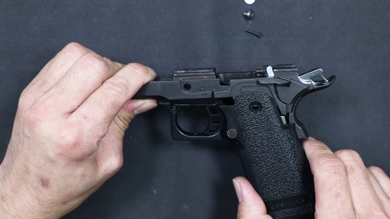 Tokyo Marui Hi Capa Series assembly and disassembly part 2 of 5 Frame ...