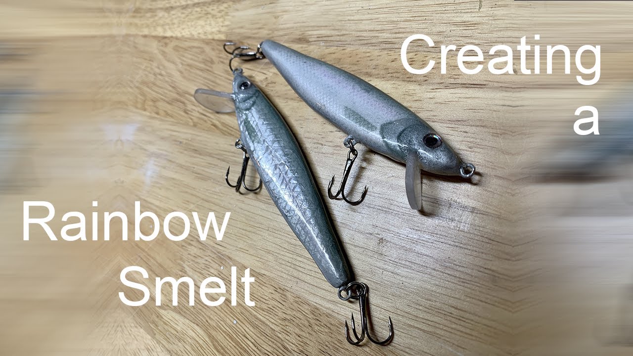 Creating a Rainbow Smelt Lure - YouTube
