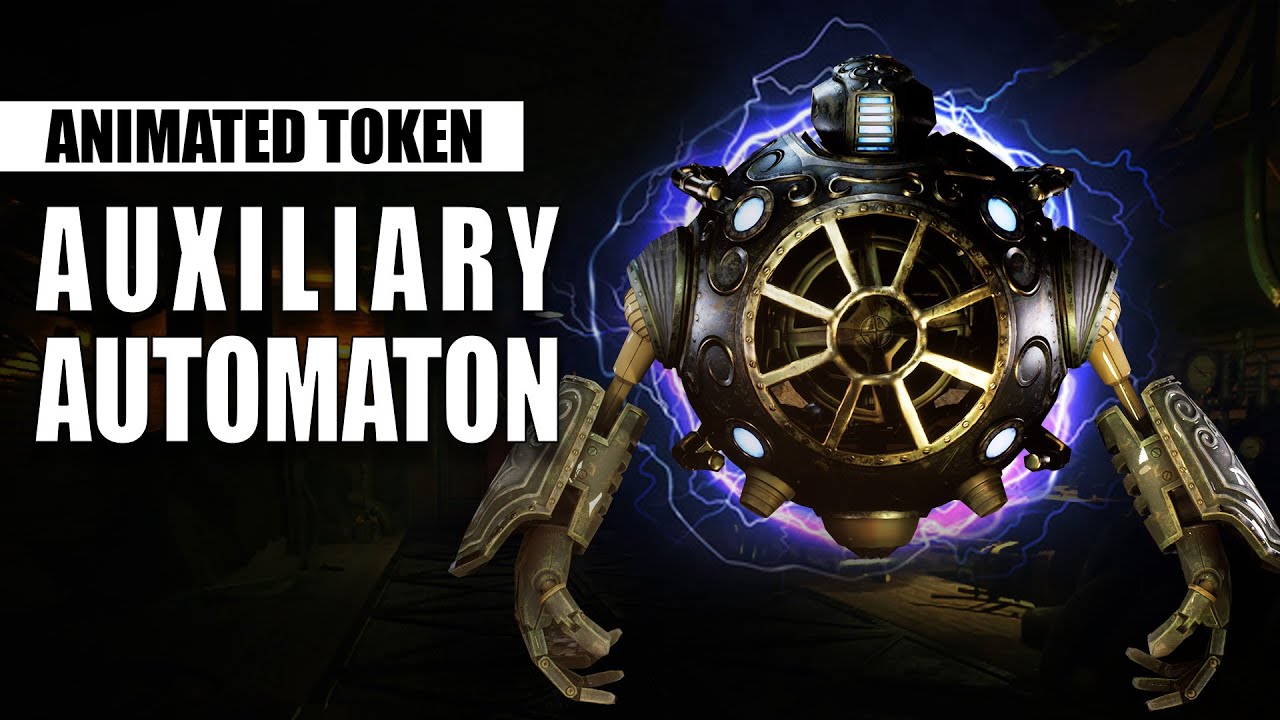 The Auxiliary Automaton | Beneos Animated DnD VTT Creature Token - YouTube