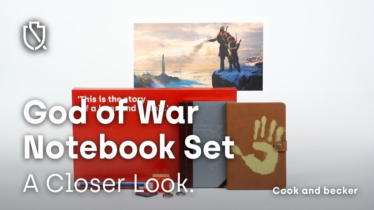 GOD OF WAR notebook set - Limited Edition - YouTube