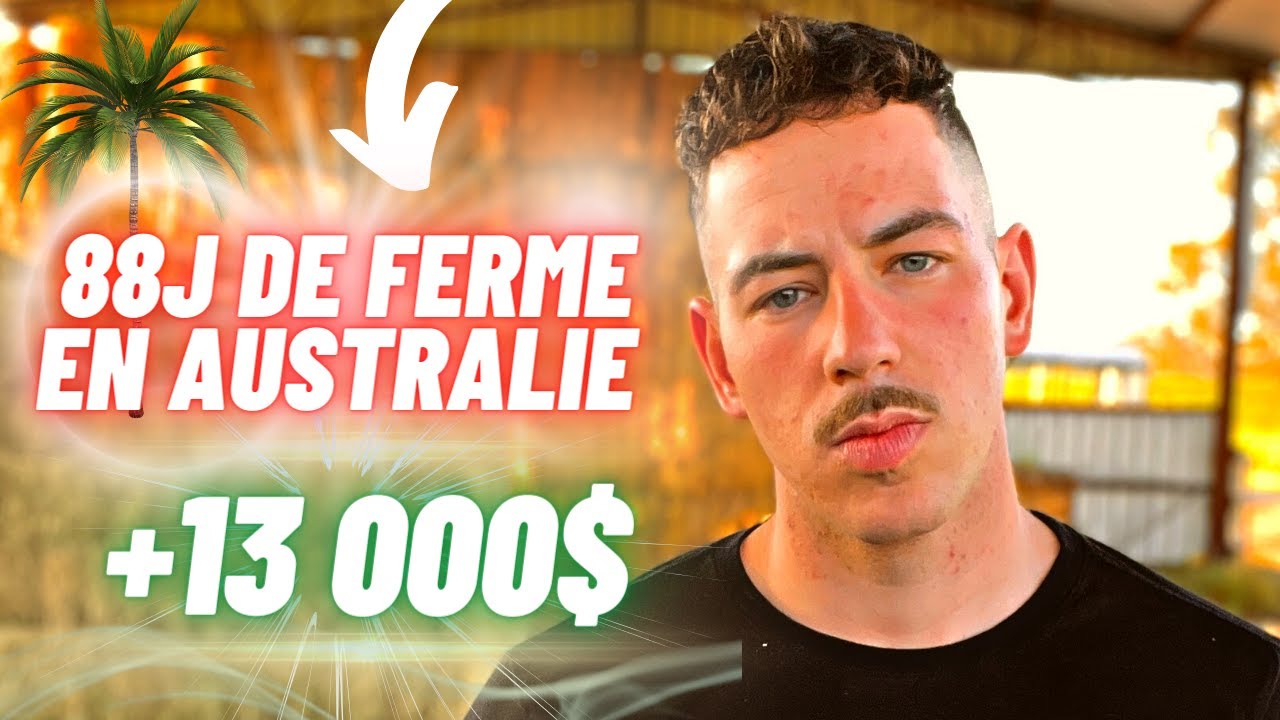 BILAN SUR MES 88J DE FERME EN AUSTRALIE (PVT) - YouTube
