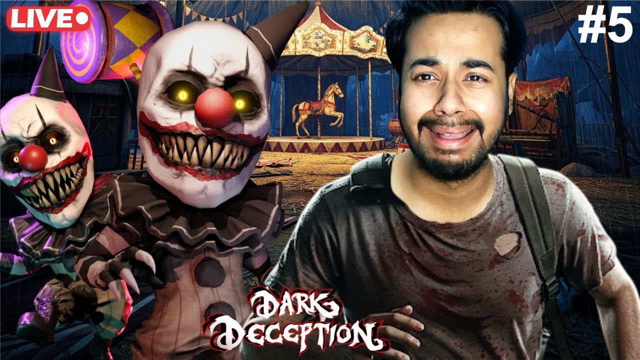 Why I Love Clown | Dark Deception (Chapter 5) | GameronHigh Live - YouTube