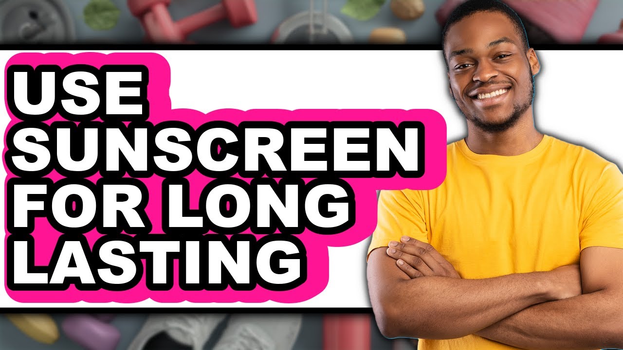 How to Use Sunscreen for Long Lasting Results (Only Way) - YouTube
