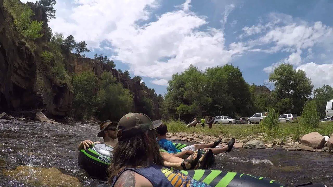Tubing the St. Vrain in Lyons, CO - YouTube