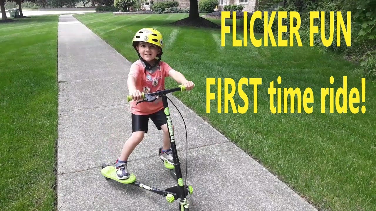 FLICKER FUN, FIRST TIME RIDING!!! - YouTube