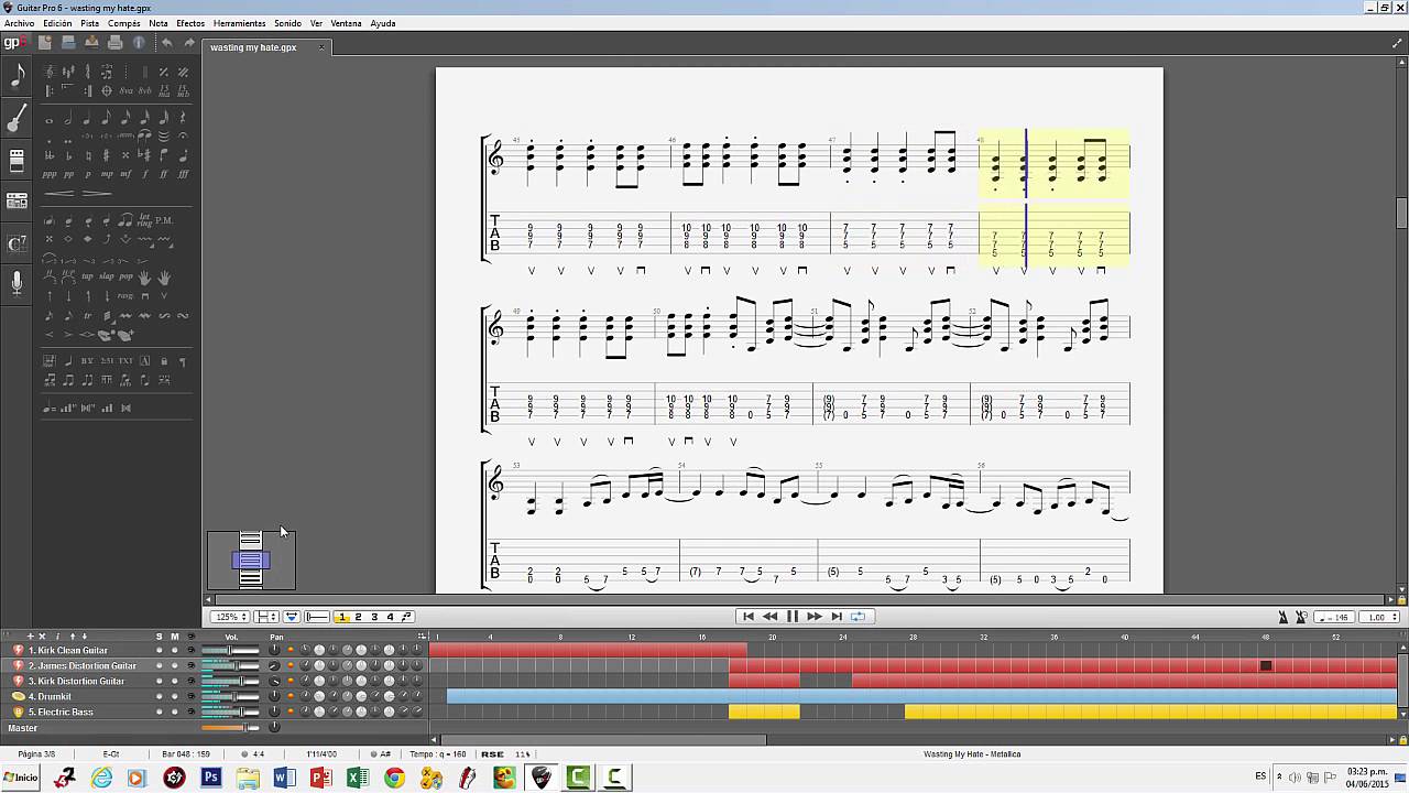 Tutorial Wasting My Hate Metallica Youtube