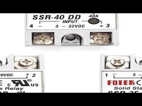Solid State Relay 12v 24v SSR-10DD SSR-25DD SSR-40DD 10A 25A 40A 3-32V DC TO 5-60V DC SSR 10DD ...