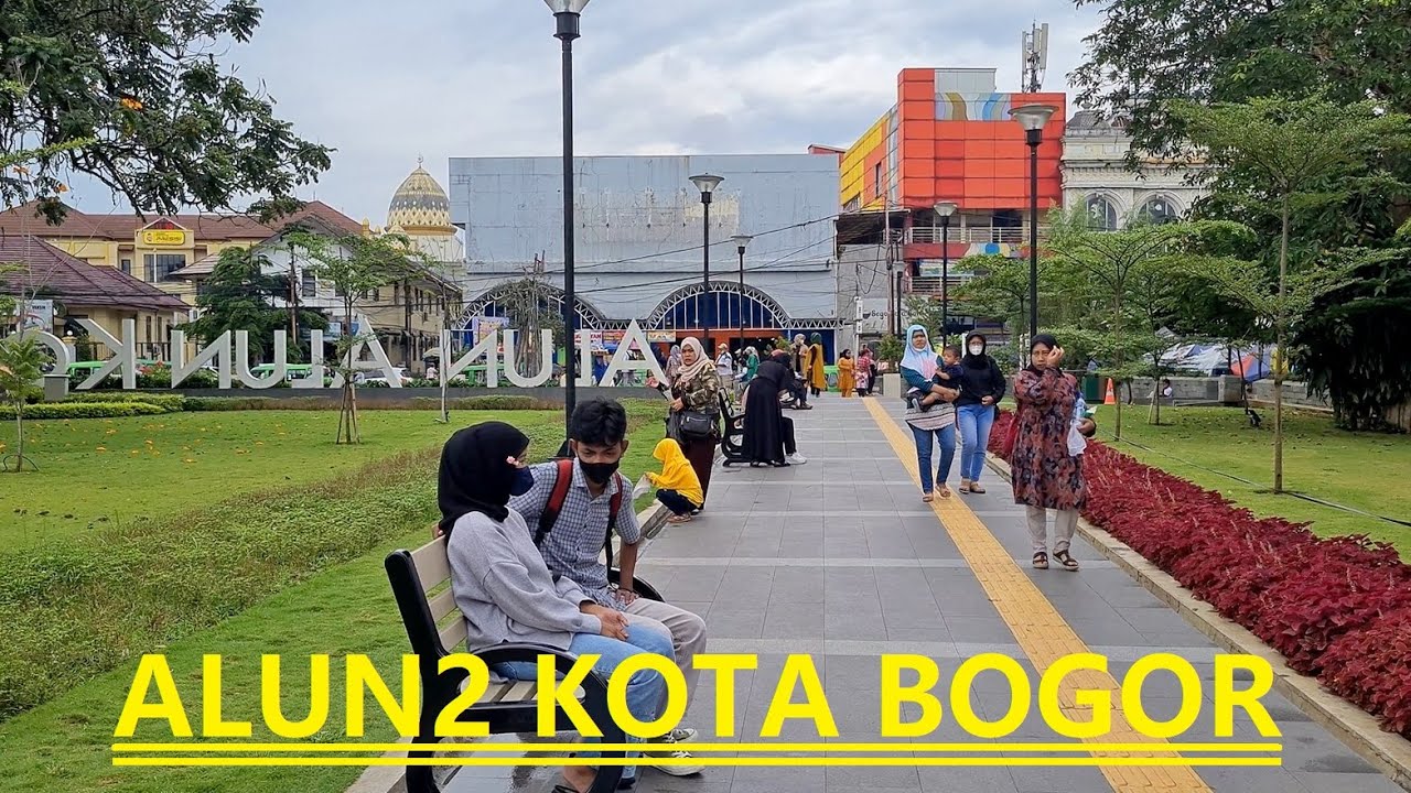 JALAN SEKITARAN ALUN ALUN KOTA BOGOR dari Stasiun Bogor [Walking Around ...