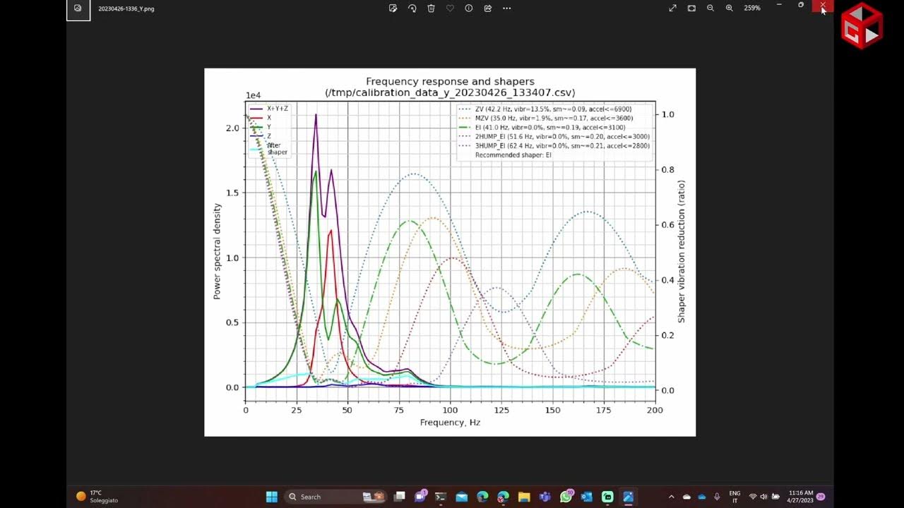 Klipper Utilities: Backup Input Shaper, Diagnostica - YouTube